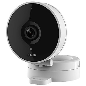 D-Link Indoor HD WiFi Security Camera w/Day & Night Vision, Motion & Sound Detection, 120 Degree View, MicroSD, DCS-8010LH-US (Renewed)