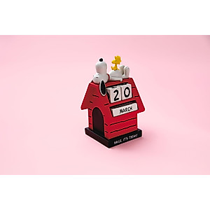 Hallmark Peanuts Snoopy Perpetual Calendar (Smile) Office Supplies, Gifts for Boss, Teacher, Administrative Assistant