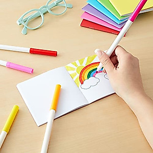 48 Pack Colorful Blank Books, Bulk, Mini Notebooks for Kids, Small Notepads Journals for Drawing, Writing (6 Colors, 4x4 In)