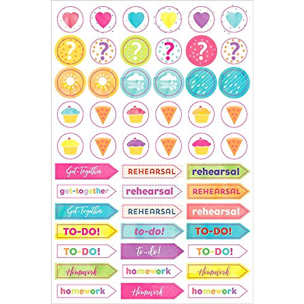 Student Planner Stickers (Set of 575 Stickers)