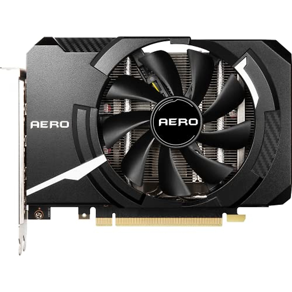 MSI Gaming GeForce RTX 3060 12GB GDRR6 192-Bit HDMI/DP PCIe 4 Single Fan Ampere OC ITX Graphics Card (RTX 3060 AERO ITX 12G OC)