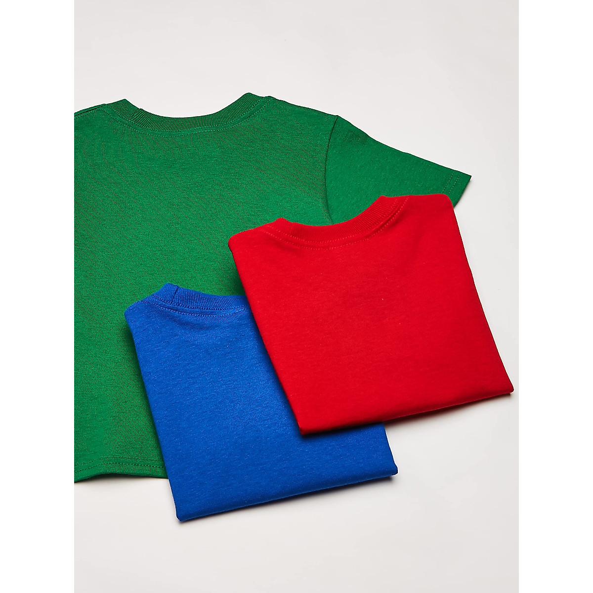 Disney baby boys Mickey, Goofy, Donald 3-pack T-shirts T Shirt, Red/Kelly/Royal, 2T US