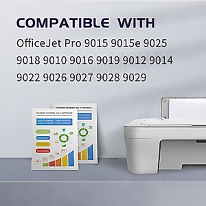 ZIPRINT 962XL Ink Remanufactured Ink Replacement for HP 962 XL 962 Work with OfficeJet Pro 9015 9010 9025 9020 9018 9012 9022 9028 Printer,962XL Ink Cartridges Combo Pack (BKCMY,4-Pack)