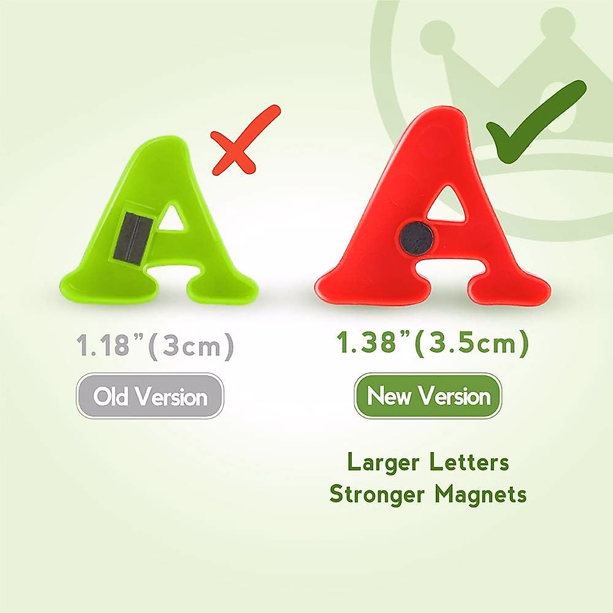 Coogam Magnetic Letters Numbers Alphabet Fridge Magnets Colorful Plastic ABC 123 Educational Toy Set Preschool Learning Spelling Counting Uppercase Lowercase Math for 3 4 5 Years Kid(78 Pcs)