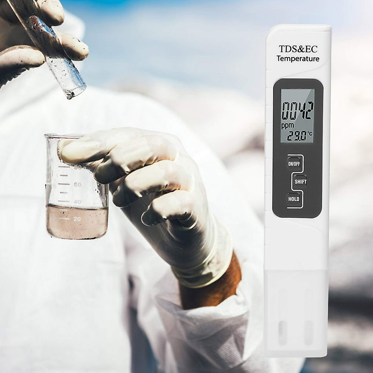 and Ec Kits Ph Tds 3 in 1 Water Quality Tester Tds Ec Conductivity Temperature Meter for Household Water