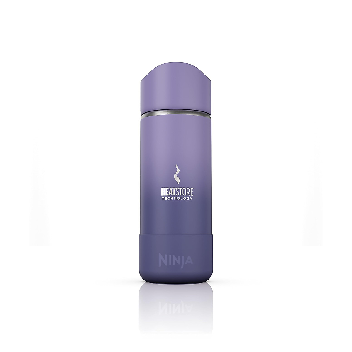 Ninja, Travel Mug, Sip Perfect 16oz, Brings Hot Drinks to Sippable Temperature in Minutes, Stainless Steel, Leak Proof, Dishwasher Safe, Metal, Insulated Tumbler, Wisteria Purple, DW1603LD