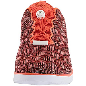 Propét Women's TravelFit Sneaker, Orange, 6.5 2E US