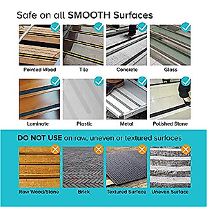 LifeGrip Anti Slip Safety Tape, Non Slip Stair Tread, Textured Rubber Surface, Comfortable for Bare Foot, Black (1" X 30' Black)