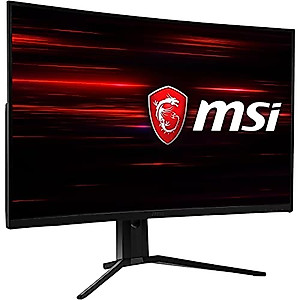 MSI AG321CQR, 32" Gaming Monitor, 2560 x 1440 (QHD), VA, 165Hz, FreeSync Premium, HDR Ready HDMI, Displayport, Tilt, Swivel, Height Adjustable,Pivot
