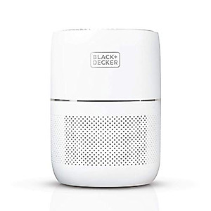 BLACK+DECKER Tabletop Air Purifier - 3-Stage Filtration System - HEPA Air Purifiers for Home
