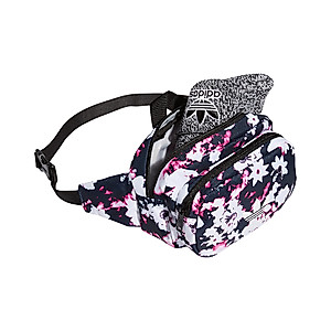 adidas Originals Originals Sport Waist Pack, Floral Legend Ink Blue/White, One Size