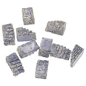 FOMIYES 10Pcs Miniature Resin Stairs Mini Stone Steps Fairy Garden Micro Landscaping Ornaments Fairy Garden Decoration Accessory