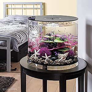 Tube 35 Aquarium with Standard Light - 9.2 Gallon, Black