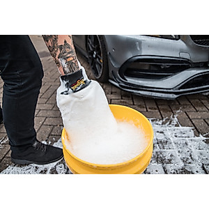 Meguiar's X3002 Microfiber Wash Mitt, Super-Thick Reusable Wash Mitt for Ultimate Finish