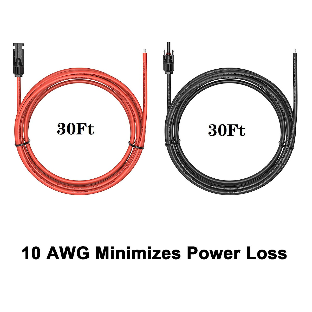 Bundle | Kohree 30 Feet 10AWG Solar Extension Cable with Kohree Solar Crimping Tool Kit for 2.5/4/6mm² Solar PV Wire