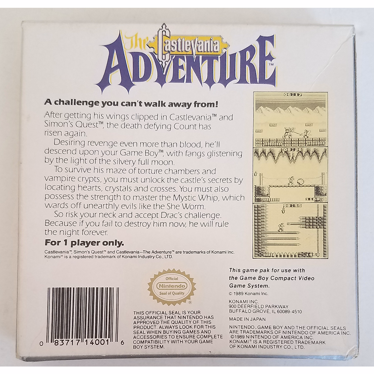 The Castlevania Adventure