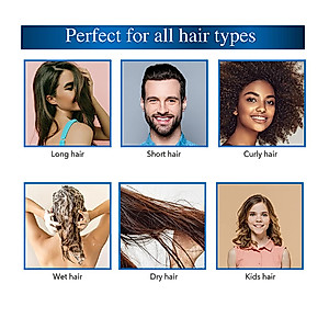 Nizoral Hair Shampoo Brush with Soft Silicone Scalp Massager Brush Head, for All Hair Types, Deep Cleanses Scalp and Removes Dead Flaky Skin and Residue