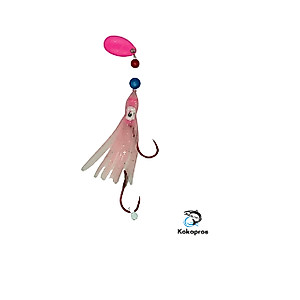 KOKOPROS Kokanee Fishing Hoochies - 10 Pack