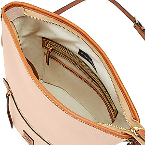 Dooney & Bourke Handbag, Pebble Grain Zip Sac Shoulder Bag - Blush