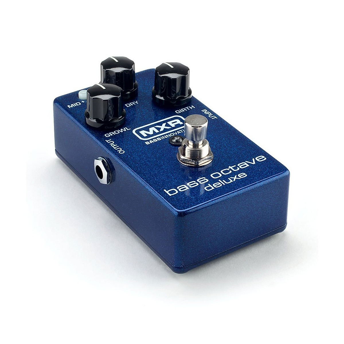 MXR M288 Bass Octave Deluxe Pedal with 9V Power Supply and a Pair of Patch Cables