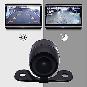 Rear View Camera Small Car Plug-in Waterproof Car Reversing Image Rear View Camera Front View High-Definition Night Vision