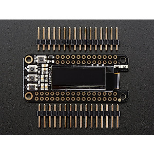 Adafruit FeatherWing OLED - 128x32 OLED Add-on for All Feather Boards [ADA2900]