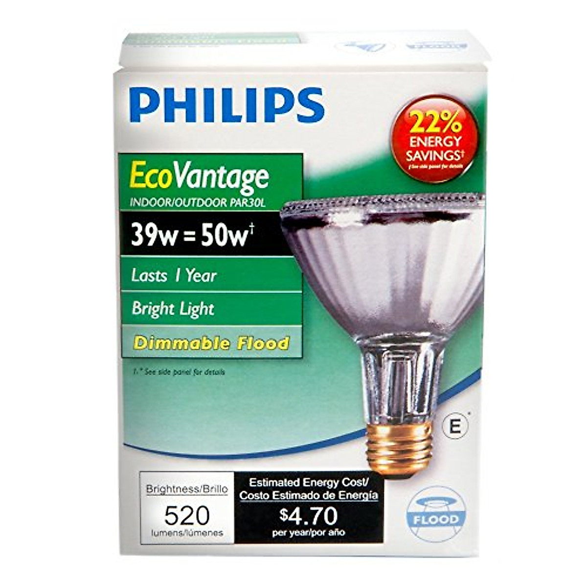 PHILIPS H&PC-65051 428870, 6 Count (Pack of 1), 2900k, 6 Bulb