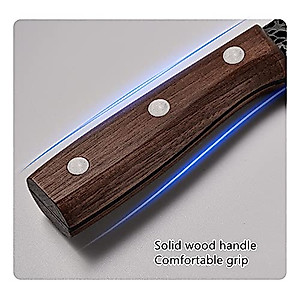 Vegetable Cleaver Kitchen Knife Butcher's Knife Stainless Steel Hammer Knife, 8" Fits Home & Kitchen, Ergonomic Handle