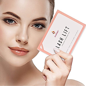 ICONSIGN 2025 Upgraded Lash Lift Kit, Professional Semi-Permanent Curling Eyelash Perm Kit Suitable for Salon & Home Use