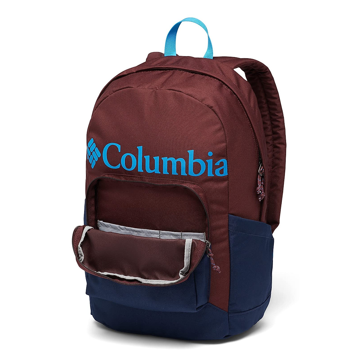 Columbia Unisex Zigzag 22L Backpack, Elderberry/Collegiate Navy, One Size