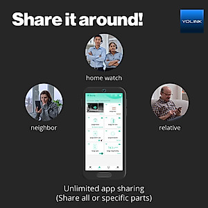 YoLink Smart Garage Door Solution Kit - Convert Any Garage Door to Smart in Seconds! Battery-Powered, No-Wires, No-Tools Super-Easy Installation. Compatible with Alexa & IFTTT
