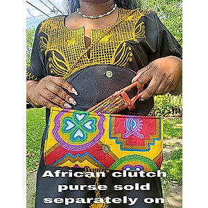 African Fabric Folding Fan: Church, Ankara, Multicolor, kente, Leather, Wedding, Sports, and Pouch Included