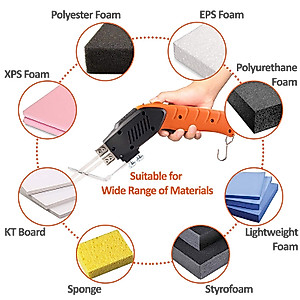 Pro Electric Hot Knife Foam Cutter Styrofoam Cutting Tool Kit Air Cooled Electric Hot Knife Continuous Use(Electric Hot Knife)