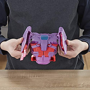 Transformers Toys Cyberverse Action Attackers Ultra Class Alpha Trion Action Figure - Repeatable Laser Beam Blast Action Attack - for Kids Age 6 & Up, 7.5"