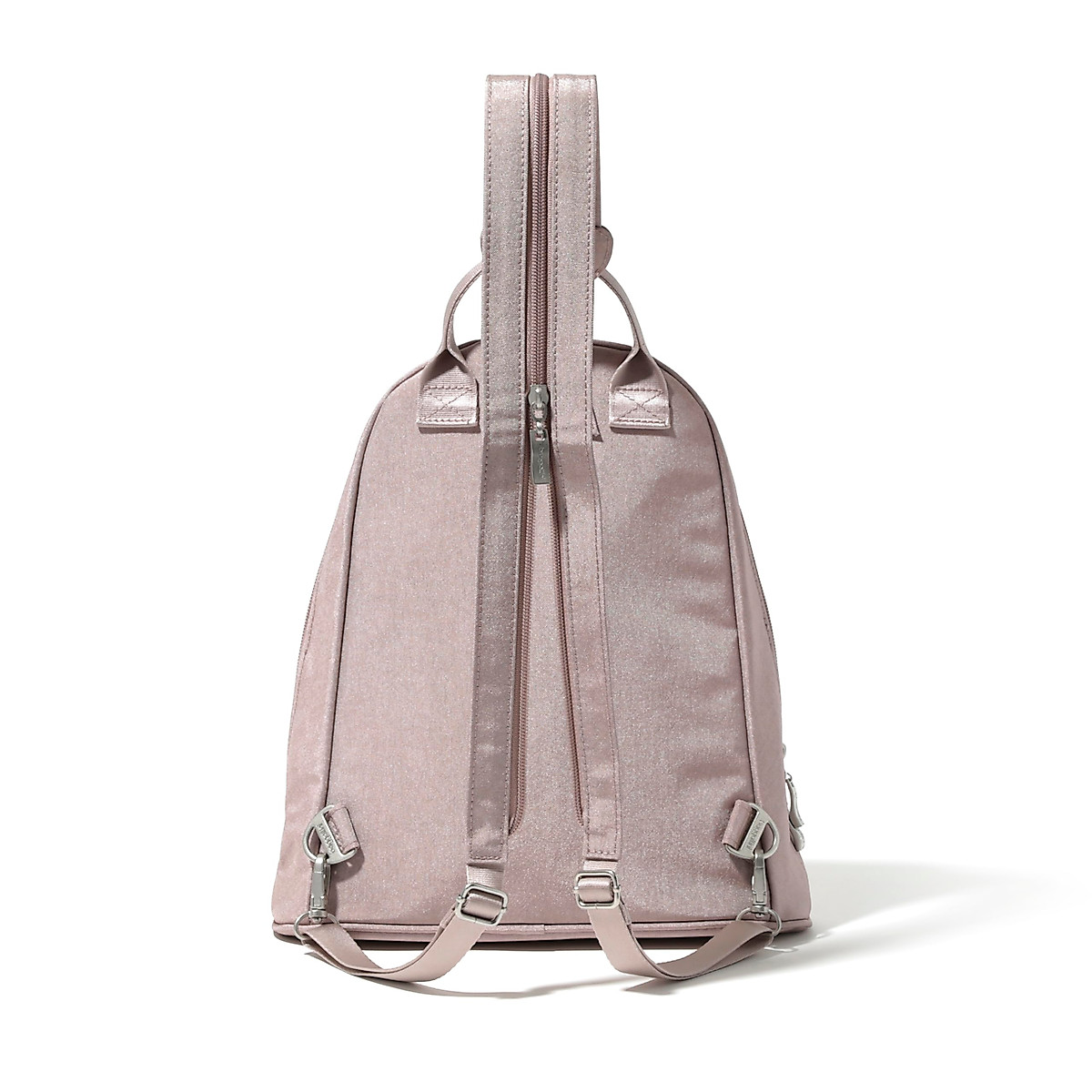 Baggallini womens Naples convertible backpack, Blush Shimmer, One Size US