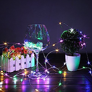 AICase Solar Outdoor String Lights, 72 ft 200 LED String Lights, Christmas Decorative Lights for Garden, Patio, Home, Dancing, Wedding (White)