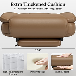 GYI Big and Tall Office Chair 400LBS with Wide Seat and Arms, 160° Reclining Office Chair with Footrest, Comfortable Executive Office Desk Chair High Back, Computer Chair Home Office