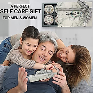 Shower Bombs Aromatherapy - Shower Steamers with Organic Essential Oils for Vaporizing Steam Spa, Relaxation and Stress Relief. Vapor Shower Tablets, Shower Melts - Self Care Gifts for Women and Men