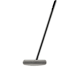 Bell TW-340 Two-Way Toe Balance CNC Milled Golf Putter + Winn Dri-Tac Dark Gray Jumbo Grip (Ambidextrous, 32)