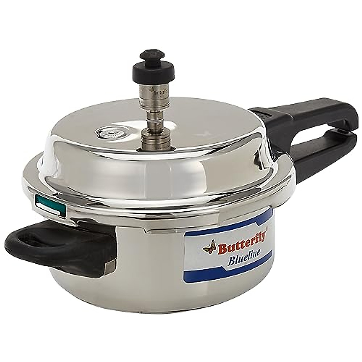 Butterfly Blue Line Stainless Steel Pressure Cooker, 2-Liter