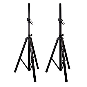 PRORECK Party 12 Portable 12-Inch Woofer 2-Way Powered PA Speaker System Combo Set with Bluetooth/USB/SD Card Reader/FM Radio/Remote Control/Speaker Stand