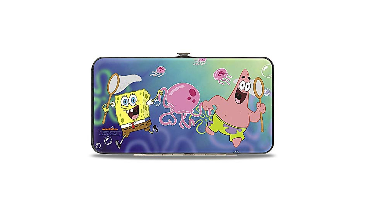 Stylish SpongeBob Wallet - Buckle-Down Hinge Design