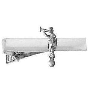 J79S Tie Bar Angel Moroni Silver Alloy Mormon One Moment In Time LDS CTR