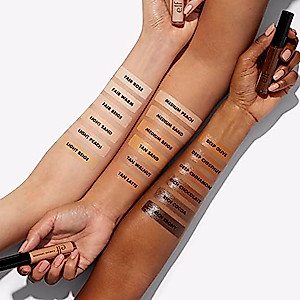 e.l.f. Flawless Satin Concealer, Natural Coverage Concealer With A Smooth, Satin Finish, Infused With Squalane, Vegan & Cruelty-Free, Tan Sand