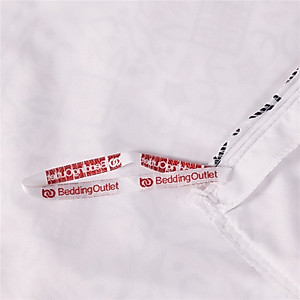 Haru Homie Microfiber Reversible Printing Mickey Mouse Couples Duvet Cover 3PCS Bedding Set with Zipper Closure - Ultra Soft Lightweight and Easy Care, Queen