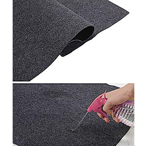 Fire Pit Mat—Gas grill mat,Retardant，Heat Resistant，Ember Mat，Electric Smoker Mat，Under the stove， Protect your deck, terrace, lawn or campground from embers，Reusable，Waterproof backing (36" x 36")