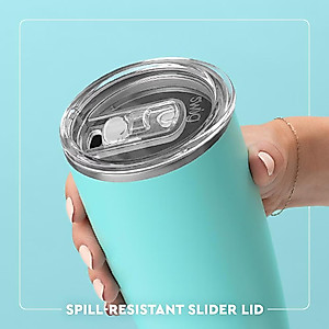 Swig Life 22oz Triple Insulated Highball Tumbler with Lid, Dishwasher Safe, Double Wall, and Vacuum Sealed Travel Coffee Mug Tumbler in Bourbon Barrel