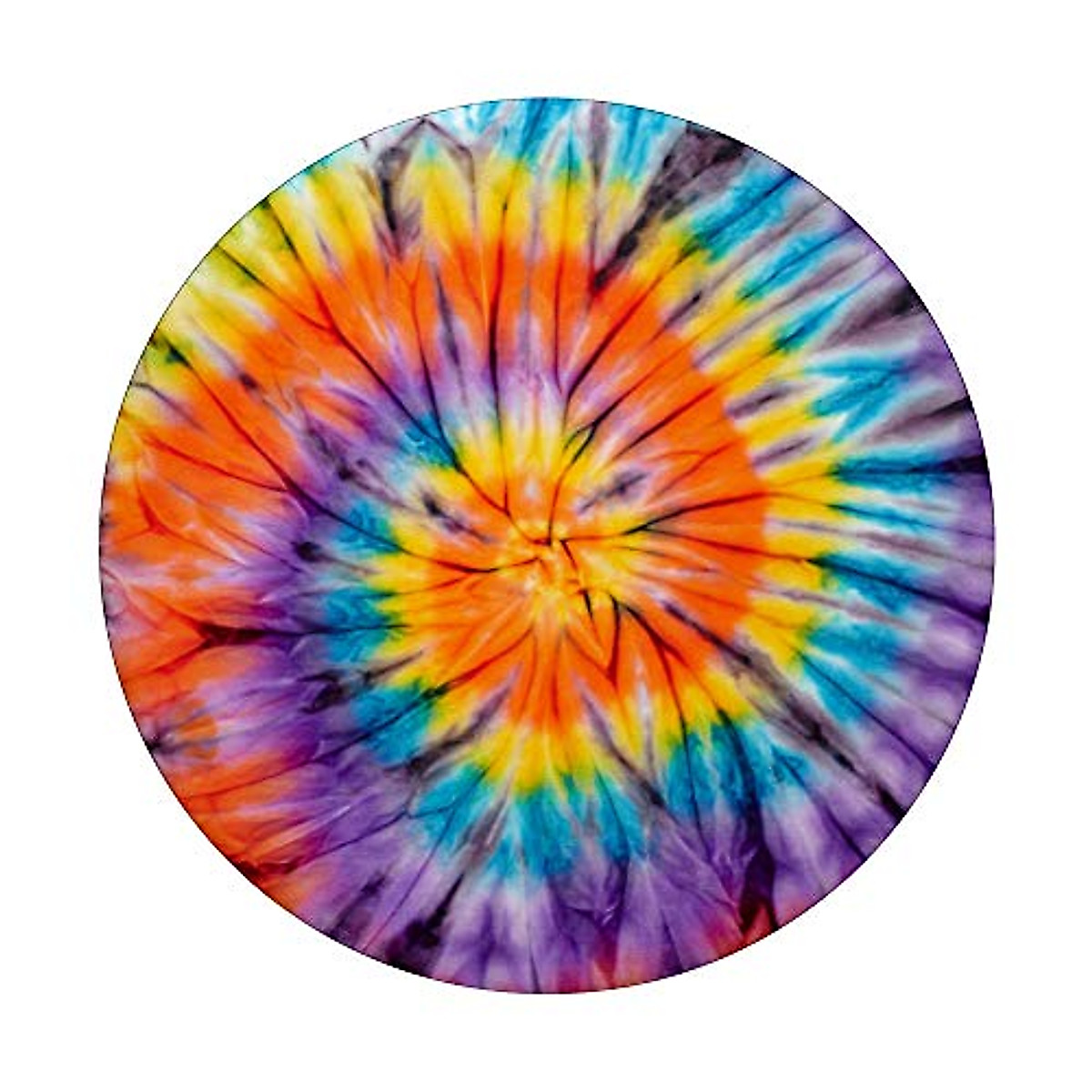 Tie Dye Rainbow Swirl PopSockets PopGrip: Swappable Grip for Phones & Tablets