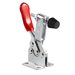 Anndason 6 PCS Hand Tool Toggle Latch Clamp 201B,220 Lbs Holding Capacity Horizontal Clamp Horizontal Quick Release Toggle Clamp (6 PCS 201B)