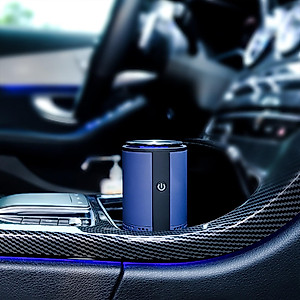 Car Air Purifier Ionizer, USB Rechargeable Quiet Portable Ionic Air Purifier, for Home Car Office